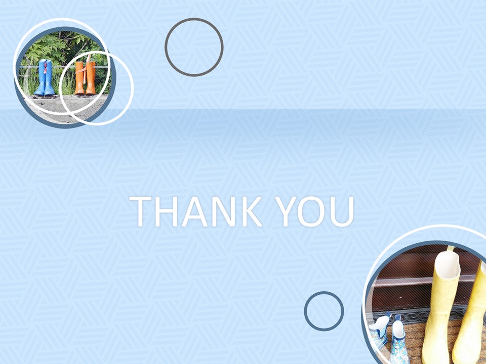 Early Rainy Season and Rain Shoes - Google Slides Template Free Download