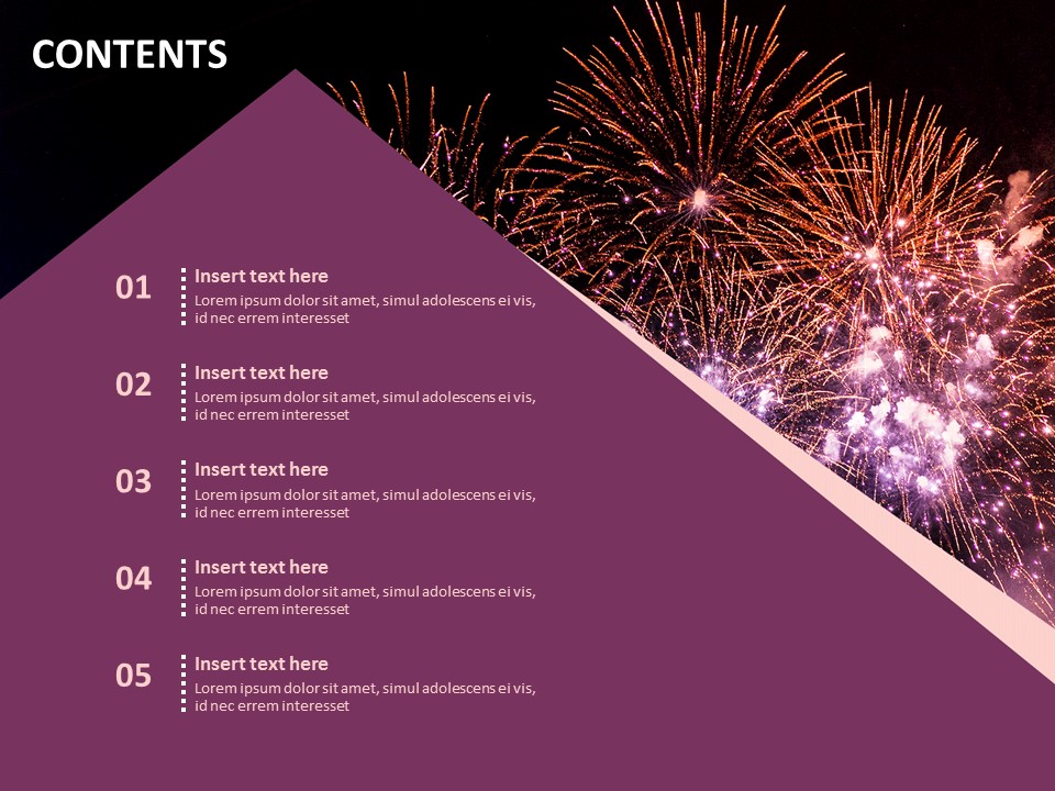 Fancy Firework - Free Images for Presentations