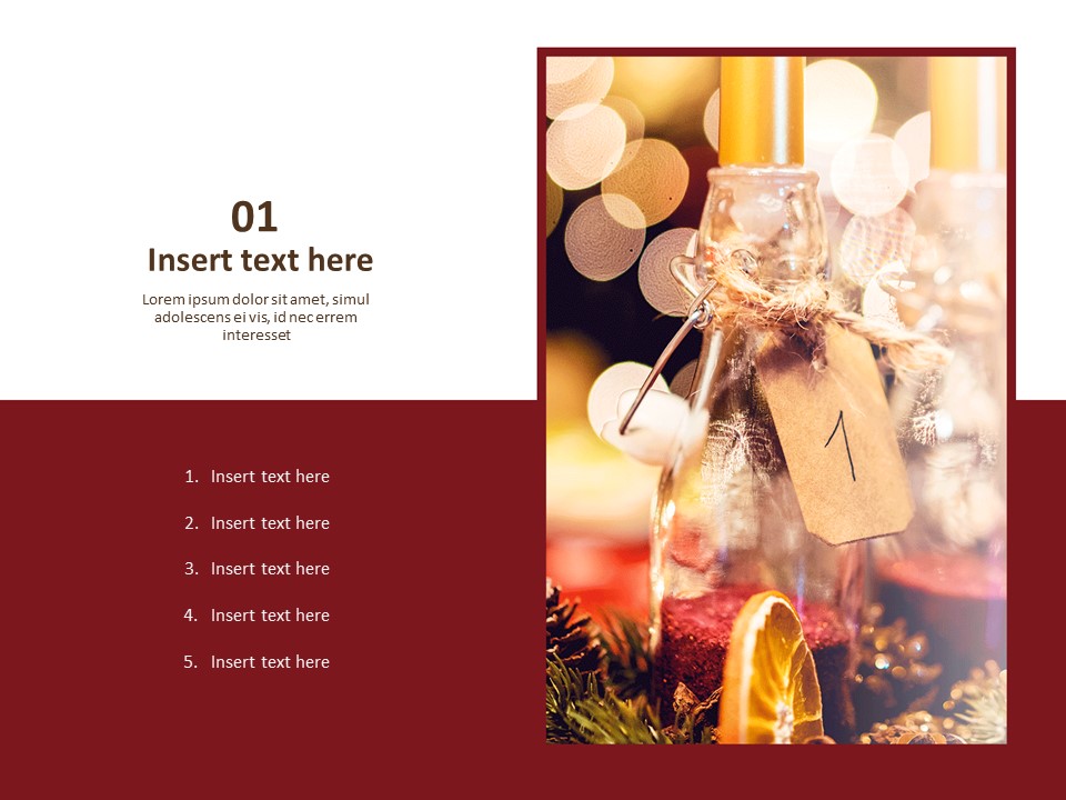Free Google Slides themes - Christmas Candles