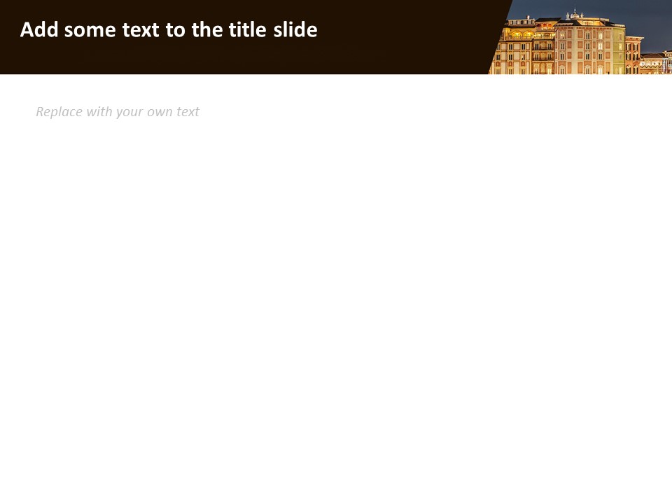 Google Slides online Free - Fancy Night View