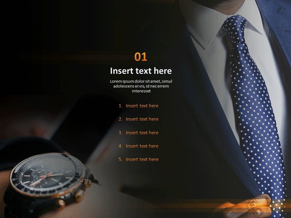 Watch for Men - Google Slides Images Free Download