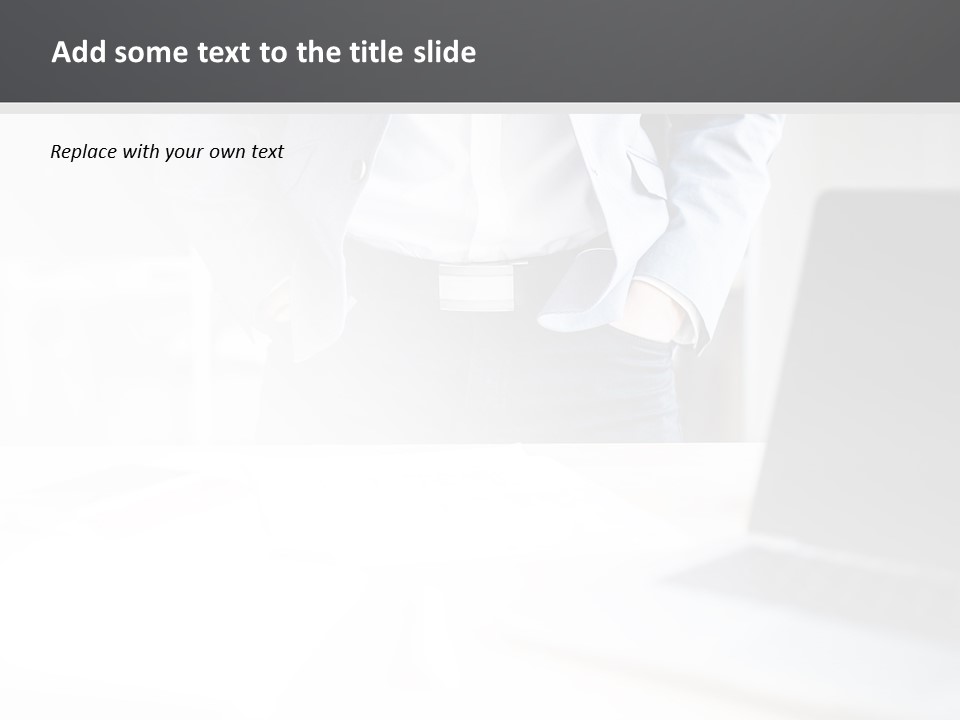 Behind the Desk - Free Professional Google Slides Templates