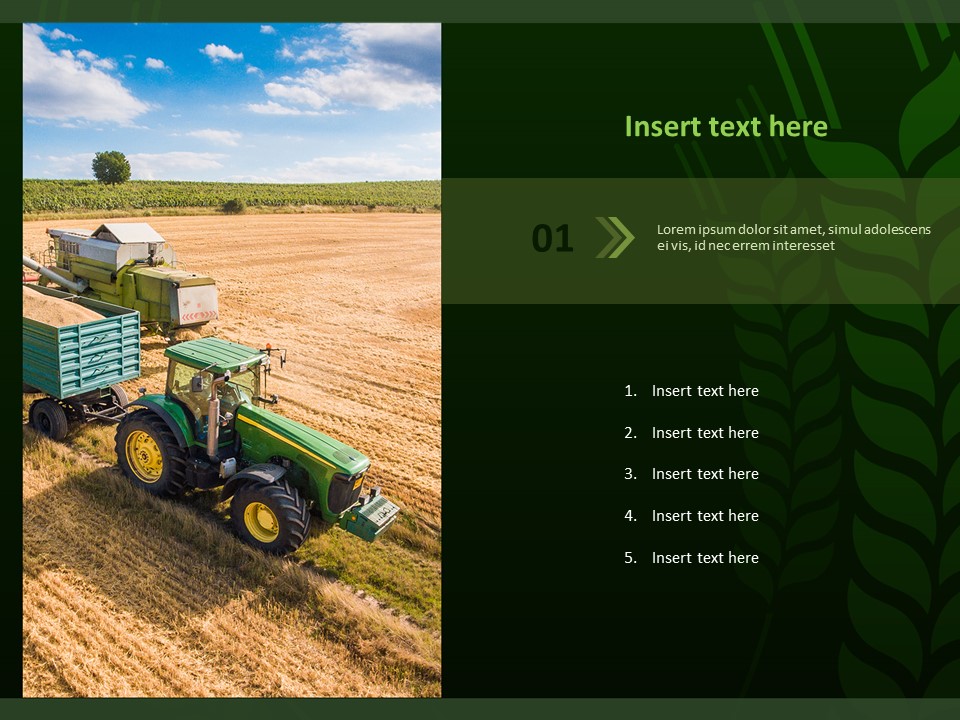 Farming Machines - Free Presentation Template