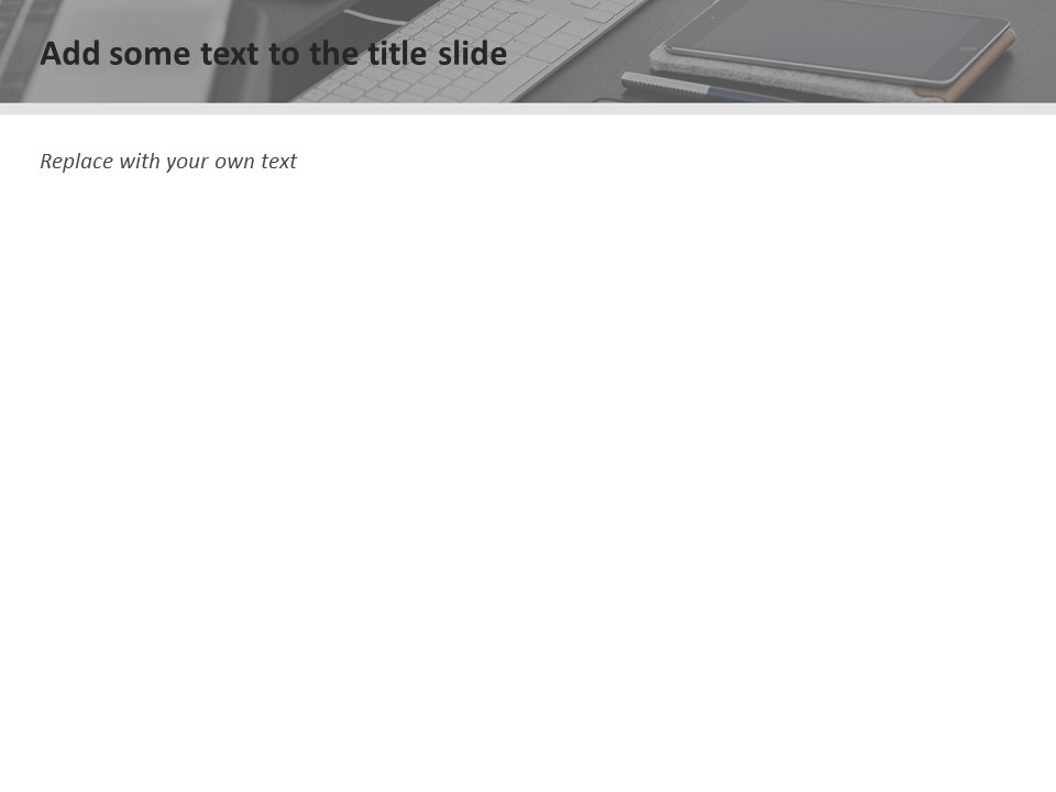 Free Google Slides Backgrounds - Modern Style Desk
