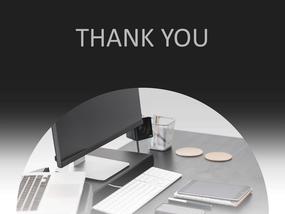Free Google Slides Backgrounds - Modern Style Desk