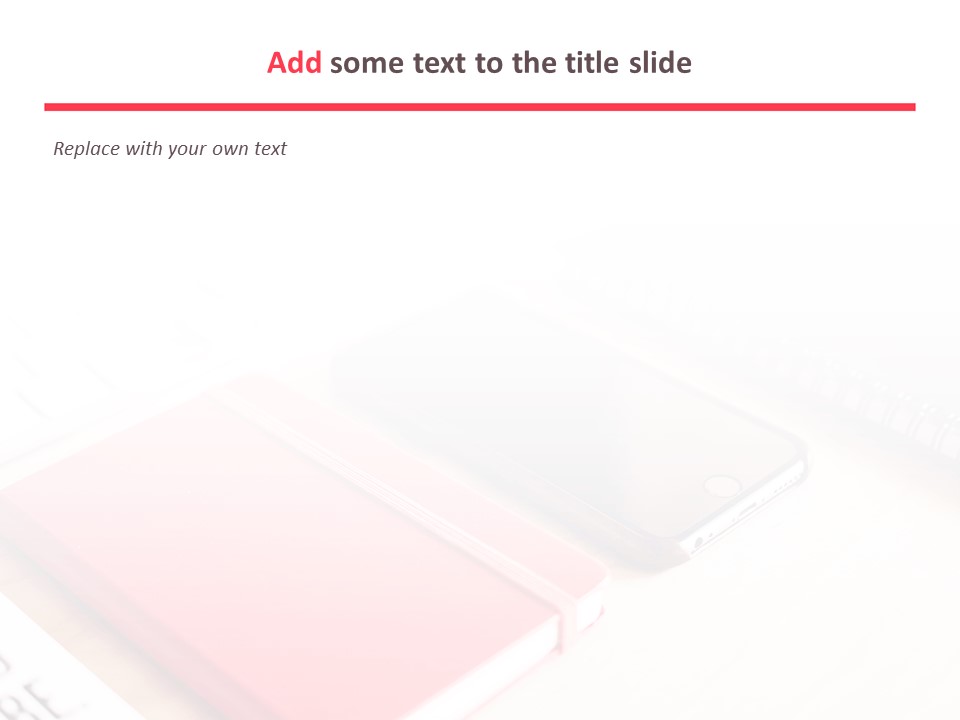 Red Diary - Free Images for Google Slides