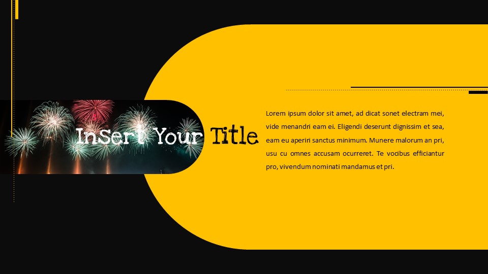 Fireworks Festival Simple Google Slides Templates
