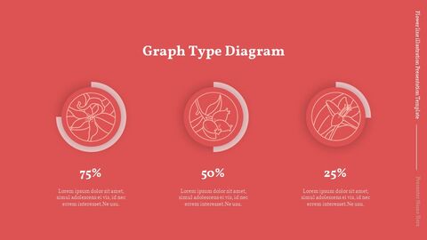 Flower line illustration Easy Slides Design
