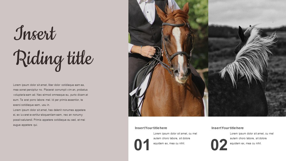 Riding Google Slides Templates