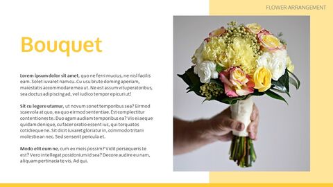 Flower Arrangement Easy Google Slides|Nature