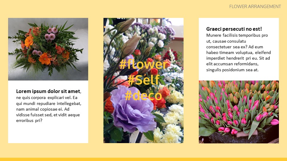 Flower Arrangement Easy Google Slides|Nature