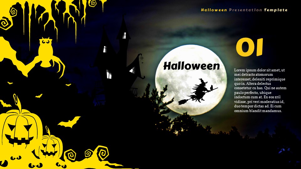 Hello! Halloween Simple Google Templates