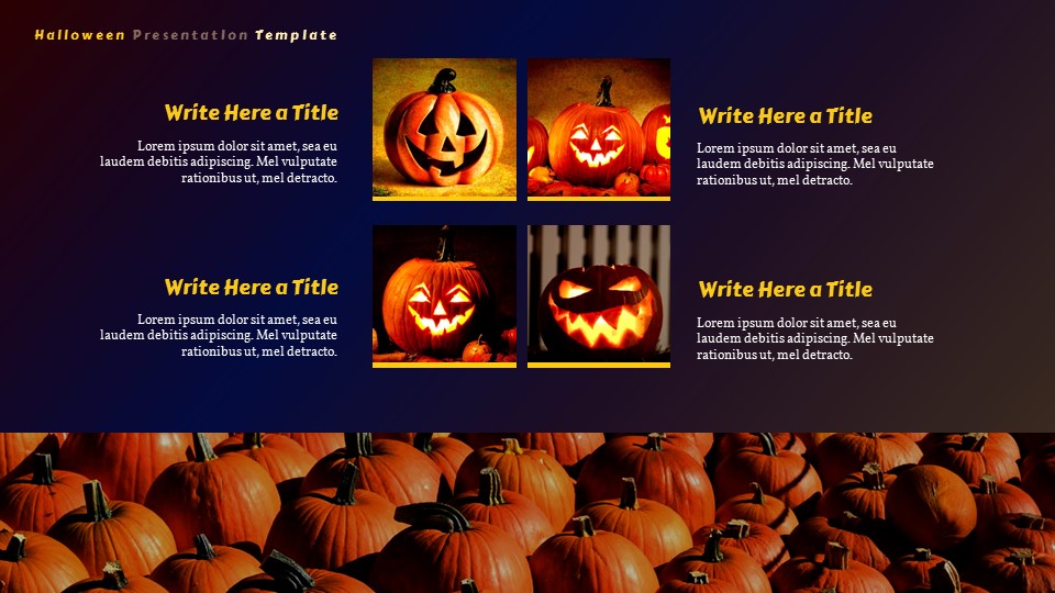 Hello! Halloween Simple Google Templates