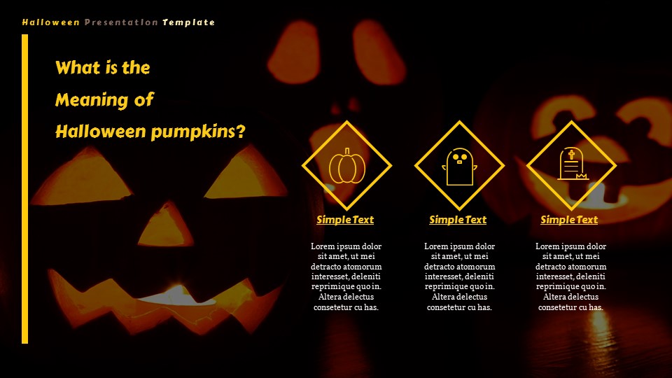 Hello! Halloween Simple Google Templates