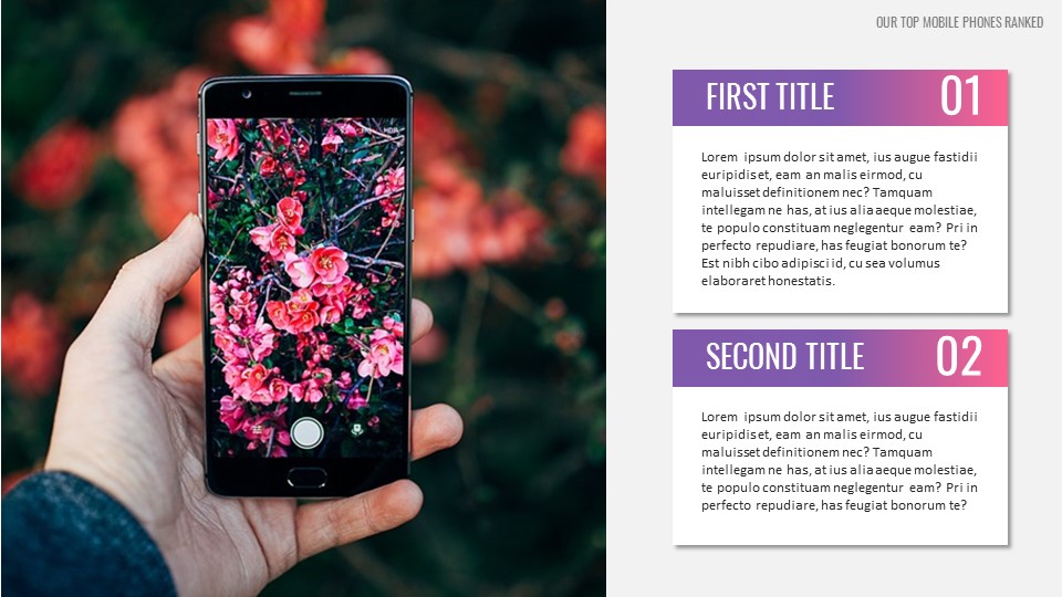 Latest & New Smartphone List Google Slides Presentation