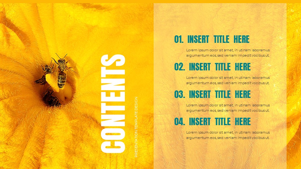 Honeybee Creative Google Slides|Nature