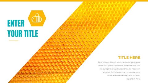 Honeybee Creative Google Slides|Nature