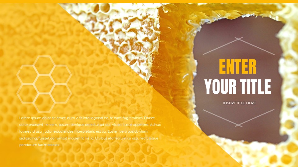 Honeybee Creative Google Slides|Nature