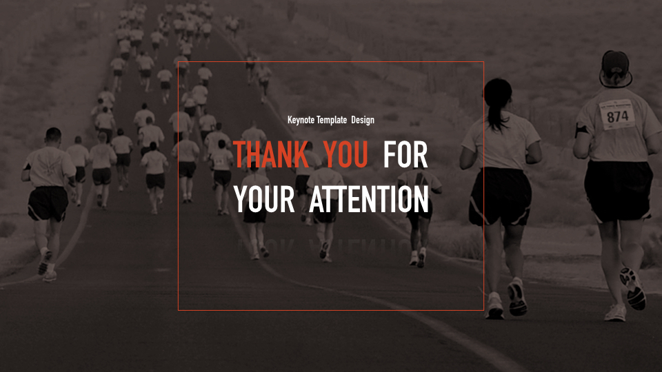 Talk about Running Keynote Presentation Template