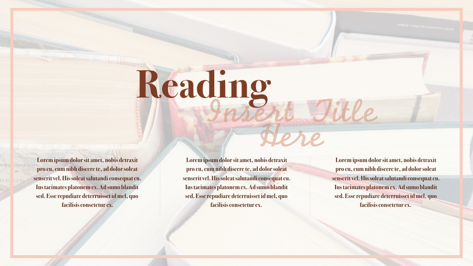 Read a Book Day Keynote Examples