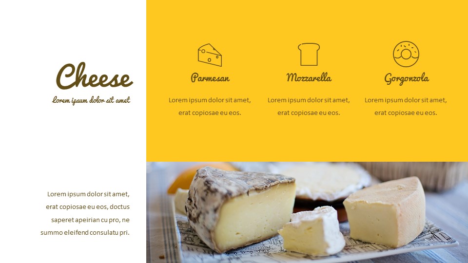 Cheese Google PowerPoint|Food|Slides