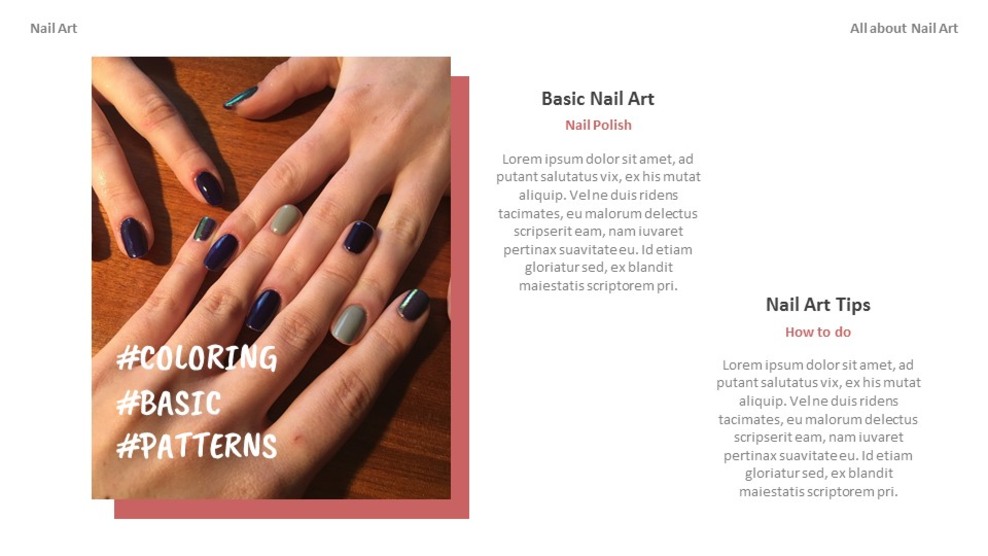 All About Nail Art Google Slides to PowerPoint