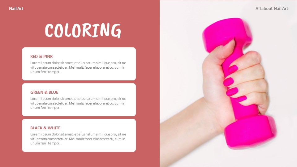 All About Nail Art Google Slides to PowerPoint