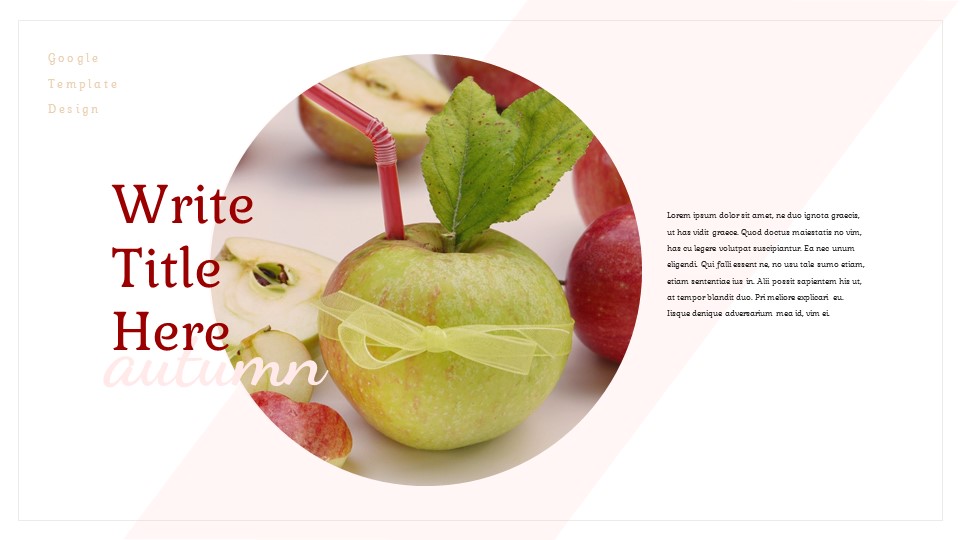 Apple Orchard Google Slides Presentation Templates
