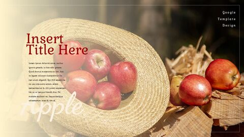 Apple Orchard Google Slides Presentation Templates