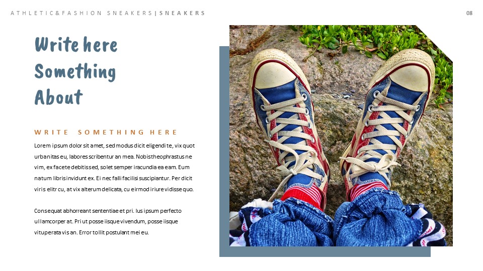 What’s your favorite sneakers? Easy Google Slides|Fashion