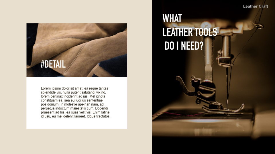 What Is The Best Leather Crafting Keynote PowerPoint