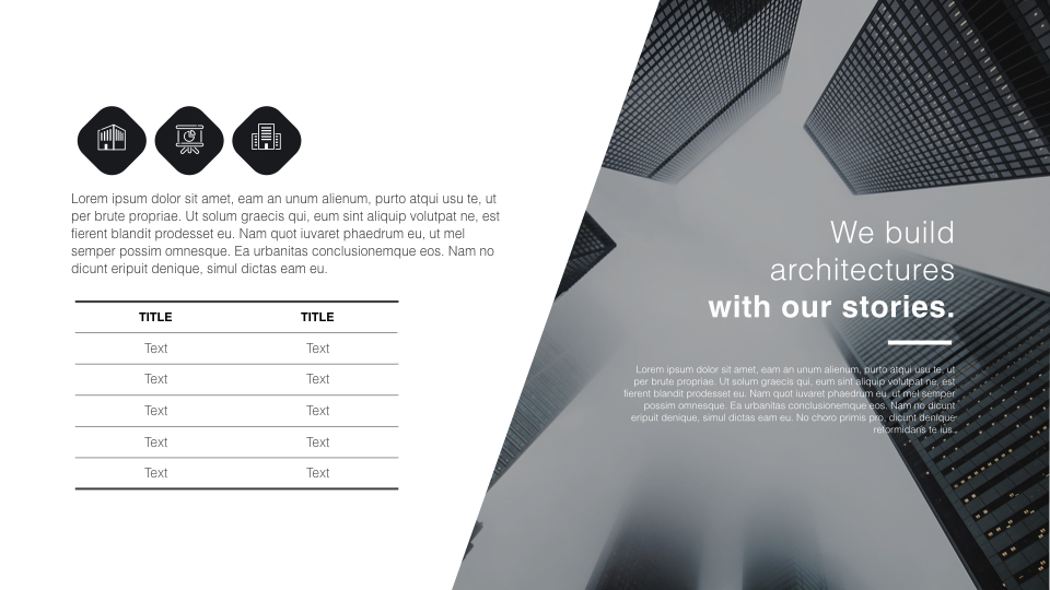 Architecture & Interior Simple Keynote Template