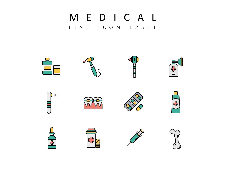 Medical Flat Design Icons