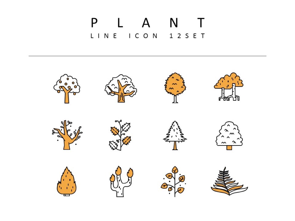 Plant Icons Vectors