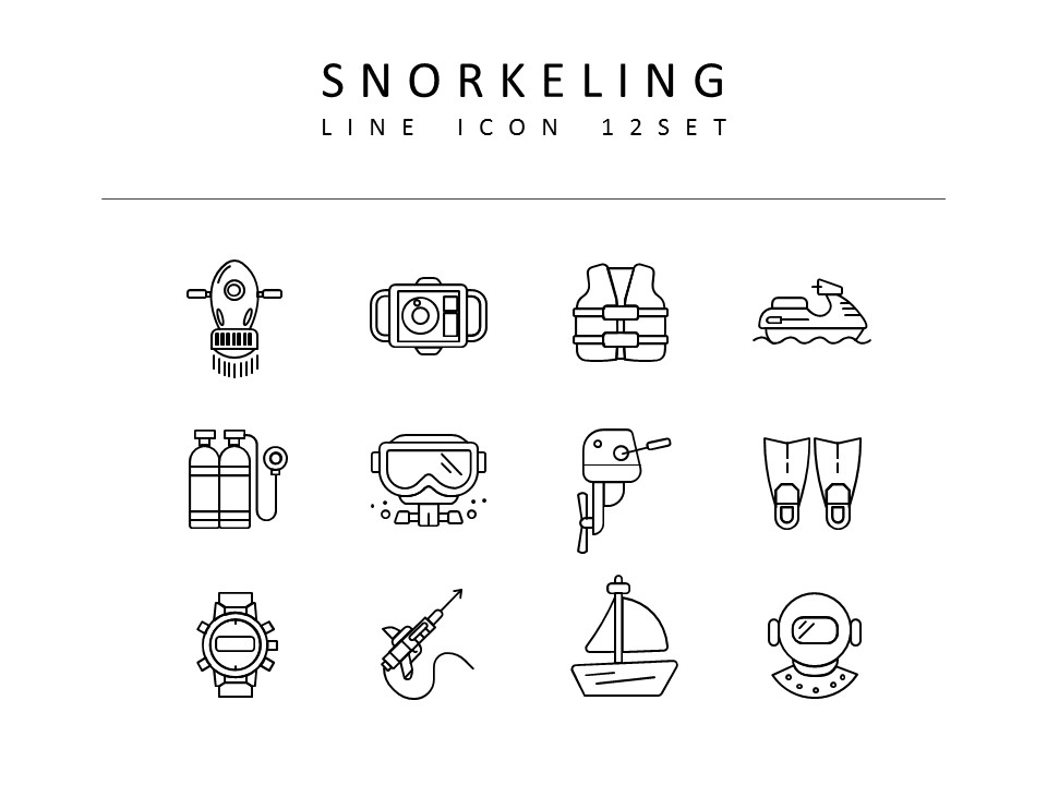 Bucear Iconos vectoriales
