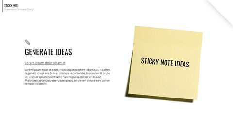 Sticky Note Google PPT Templates