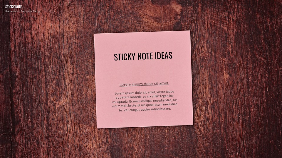 Sticky Note Google PPT Templates