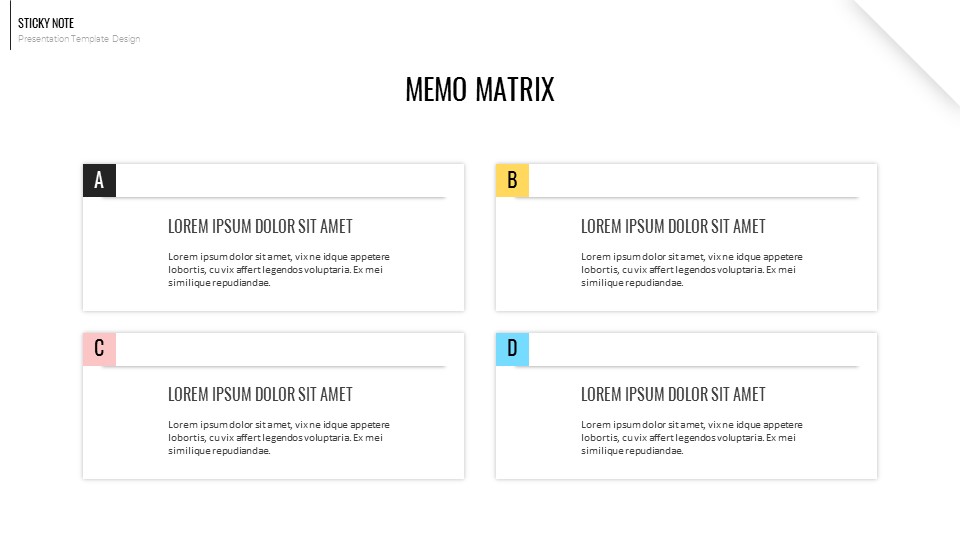 Sticky Note Google PPT Templates