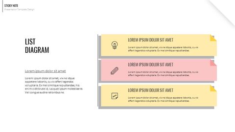 Sticky Note Google PPT Templates