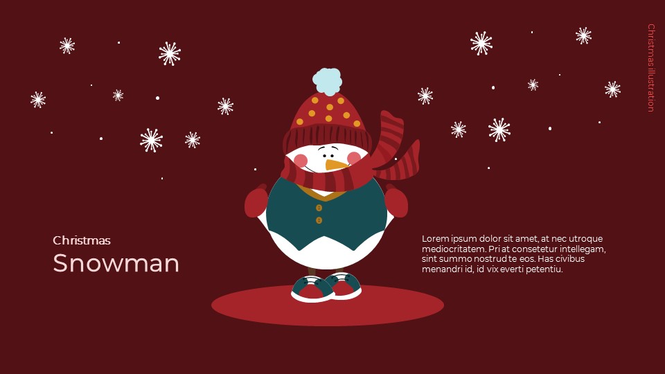 Christmas Illustration Google Slides