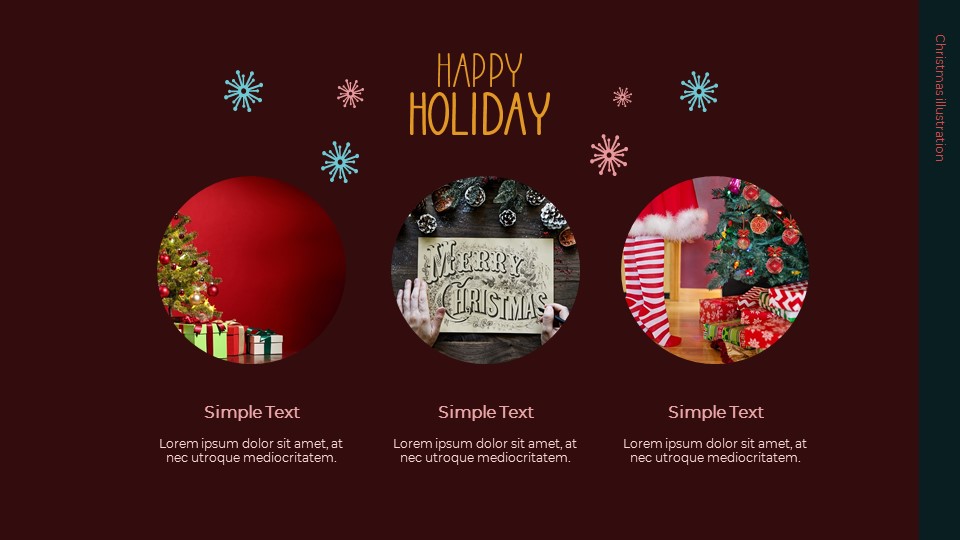 Christmas Illustration Google Slides