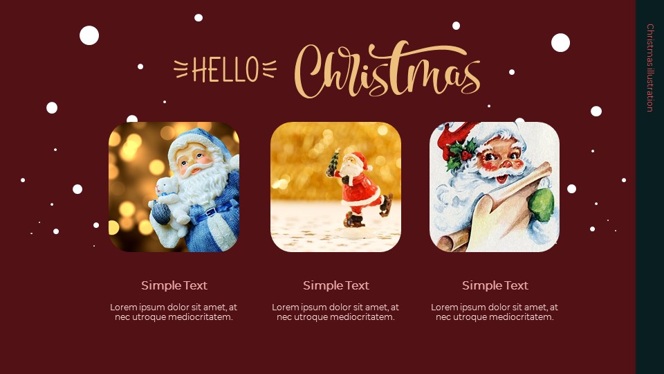 Christmas Illustration Google Slides