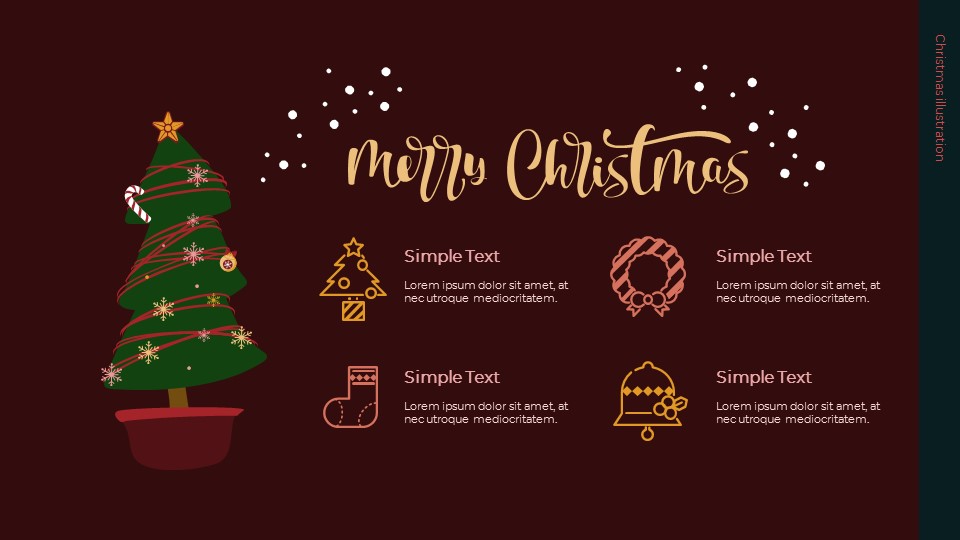 Christmas Illustration Google Slides