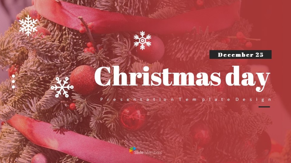Christmas Day Simple Slides Templates