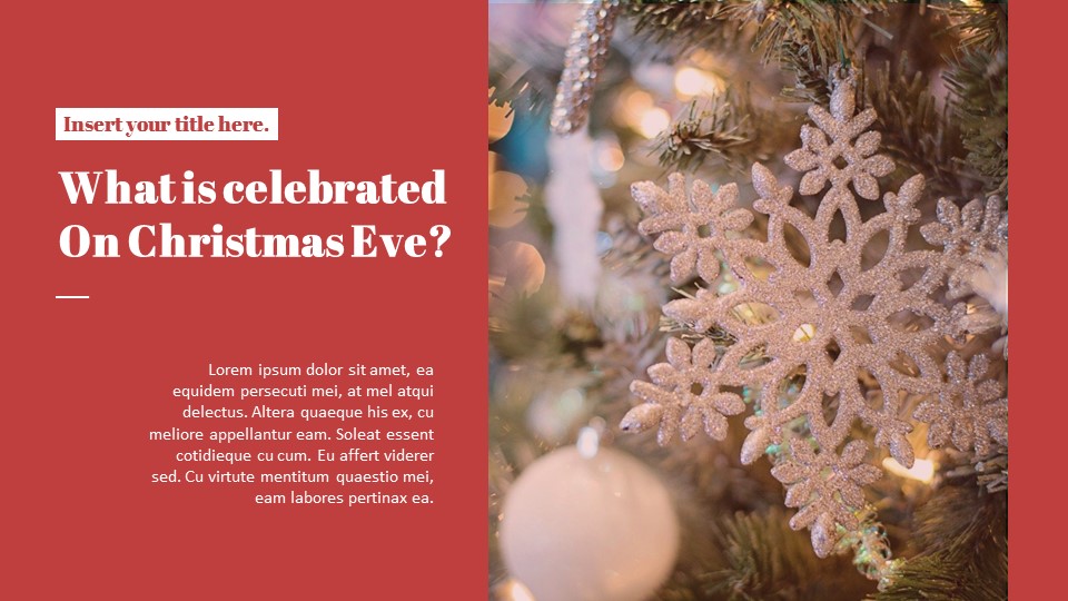 Christmas Day Simple Slides Templates