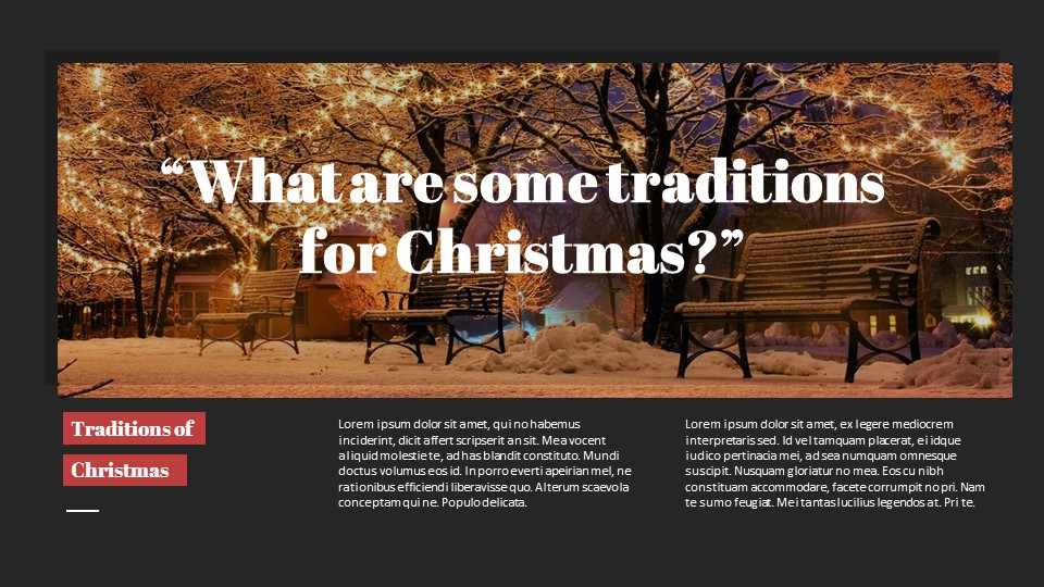 Christmas Day Simple Slides Templates