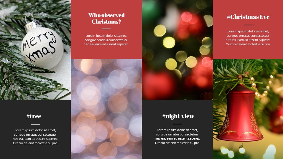 Christmas Day Simple Slides Templates