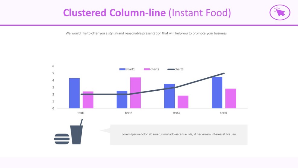 Clustered Column-line (Instant Food)