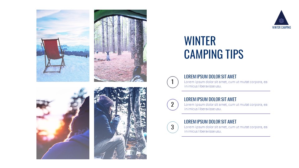 Winter Camping Google Slides Themes|Travel