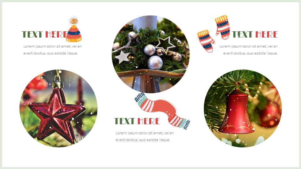 Happy Christmas Easy Google Slides Template